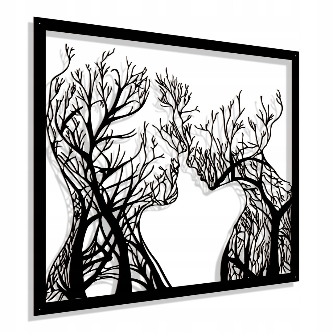 Openwork Decorative Panel 3D / Panel Tree of Life / Decorative Wooden Panels Man and Woman ...