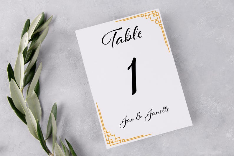 Editable Wedding Table Cards Template Custom Place Cards DIY Adobe ...