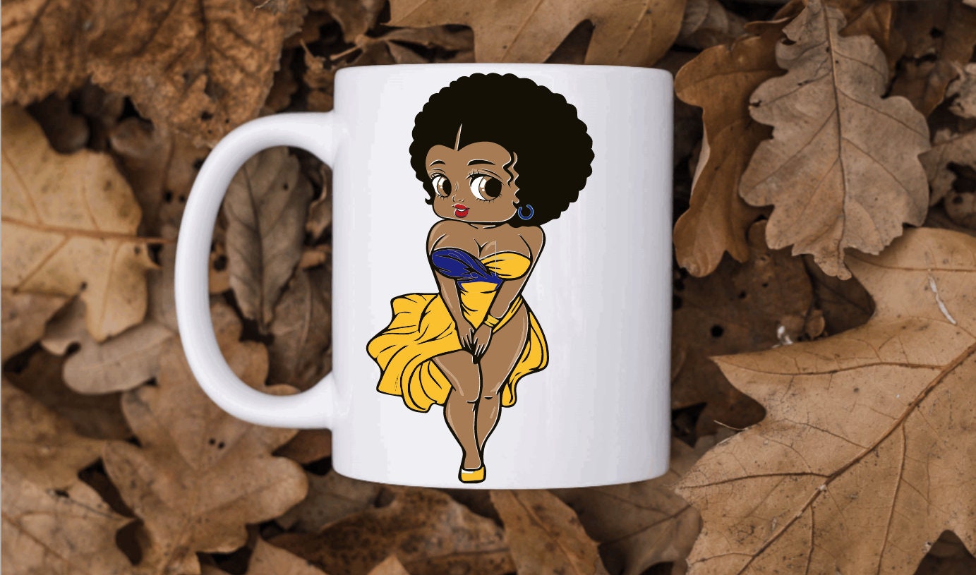 Afro Woman Coffee Mugs Ts For Her Mothers Day Etsy