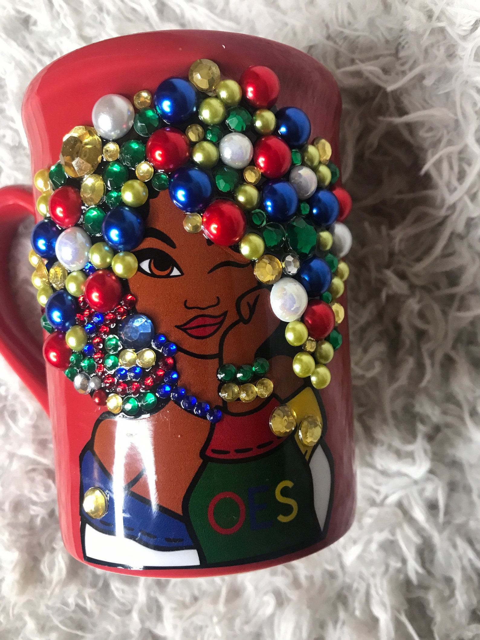 Order of the Eastern Star, Blinged Mugs, OES Mug, Personalized Mugs ...