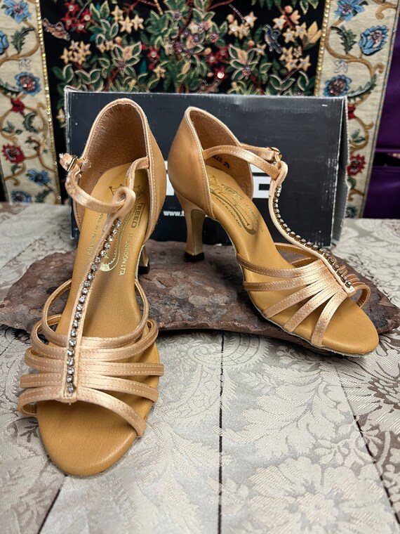 Vintage Ballroom Shoes (Tina) - Gem