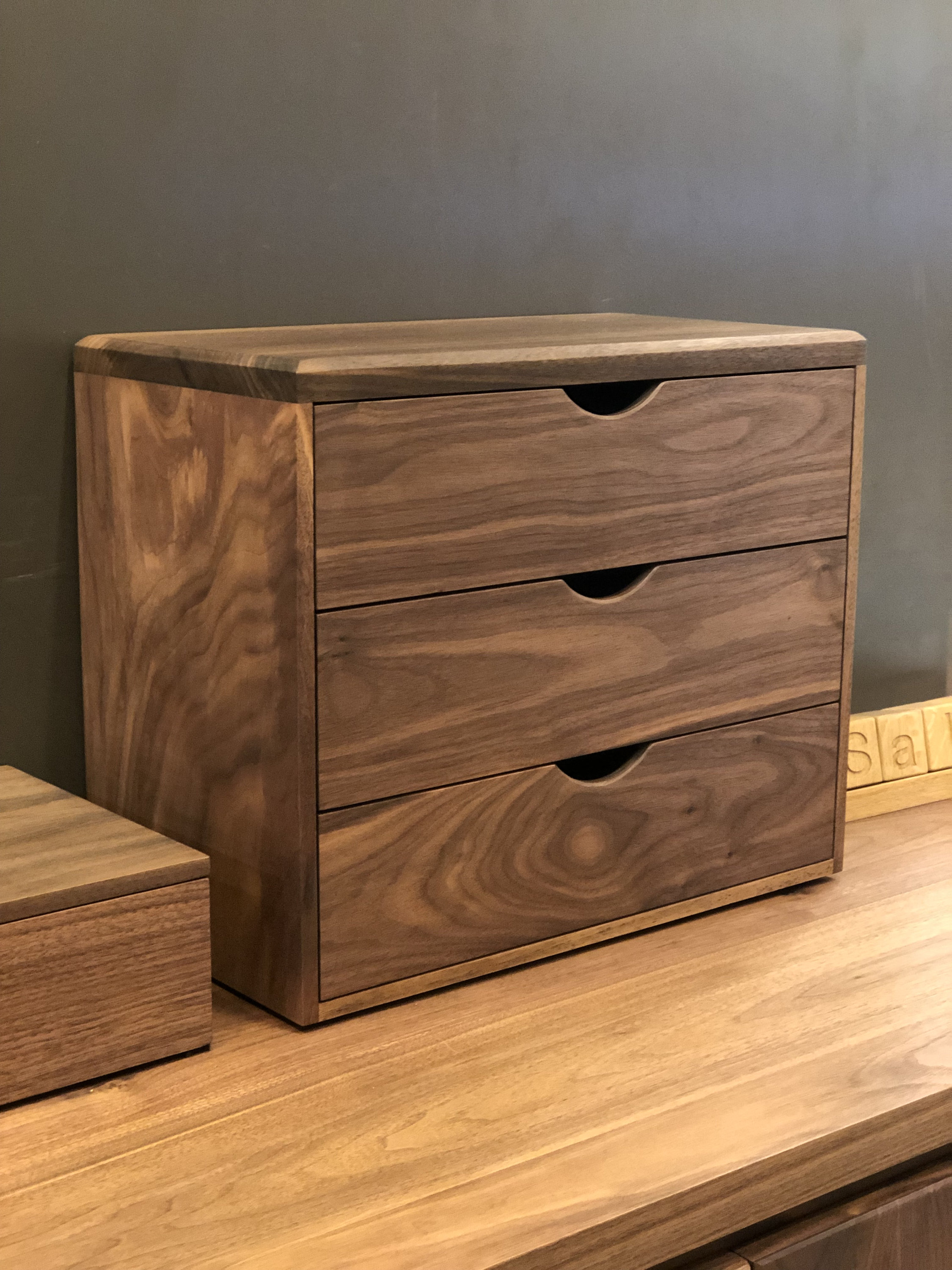 Wood Box, Walnut Wood Box, Essential Oil Box - Etsy