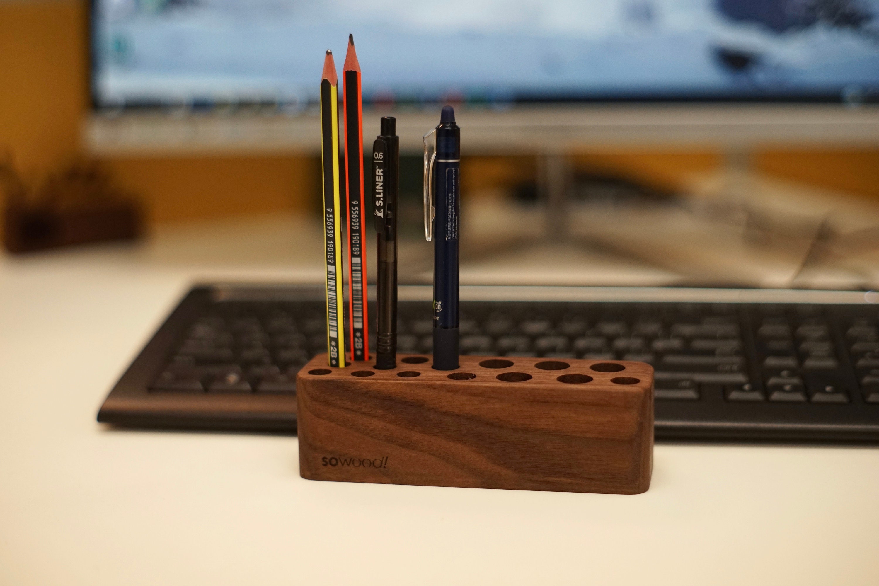 Wooden Tool Holder Walnut White Oak - Etsy