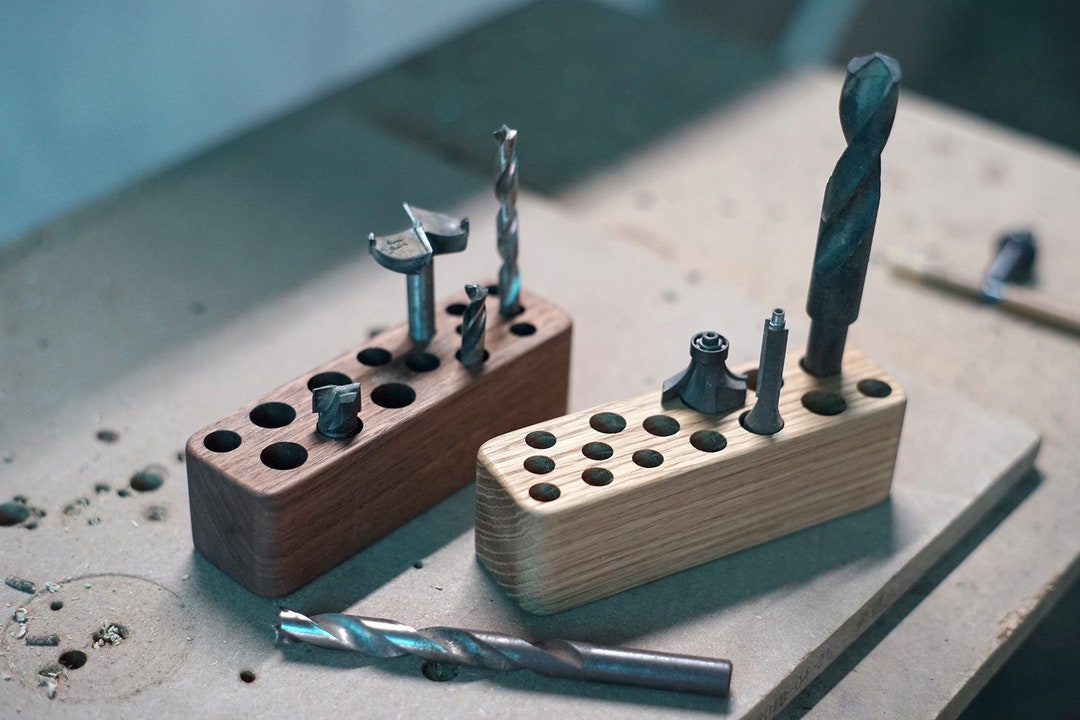 Wooden Tool Holder Walnut White Oak - Etsy