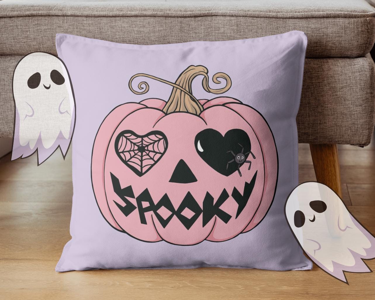 Pink Spooky Halloween Clipart 24 PNG Design Bundle | High-resolution ...