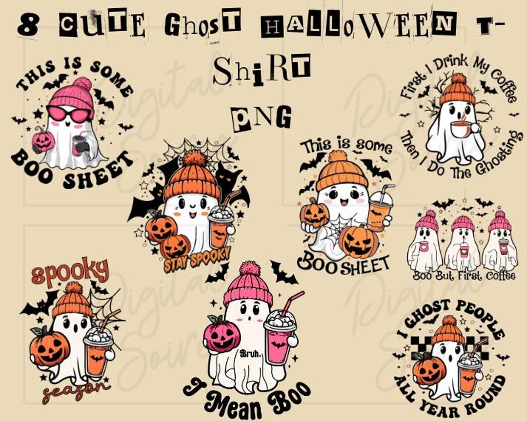 Spooky Halloween Clipart 20 PNG Bundle | Spooky Season PNG | Witch ...