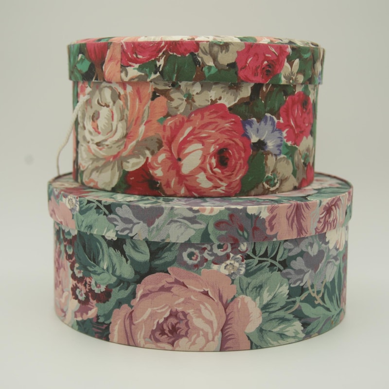 Decorative Hat Box - Etsy