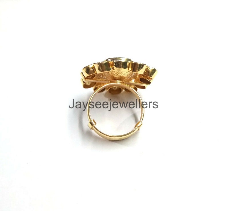 Polki Diamond Ring Victorian Style Polki Band Ring Polki Ring | Etsy