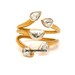Polki Diamond Ring, Victorian Style Polki Band Ring, Polki Ring 925 ...