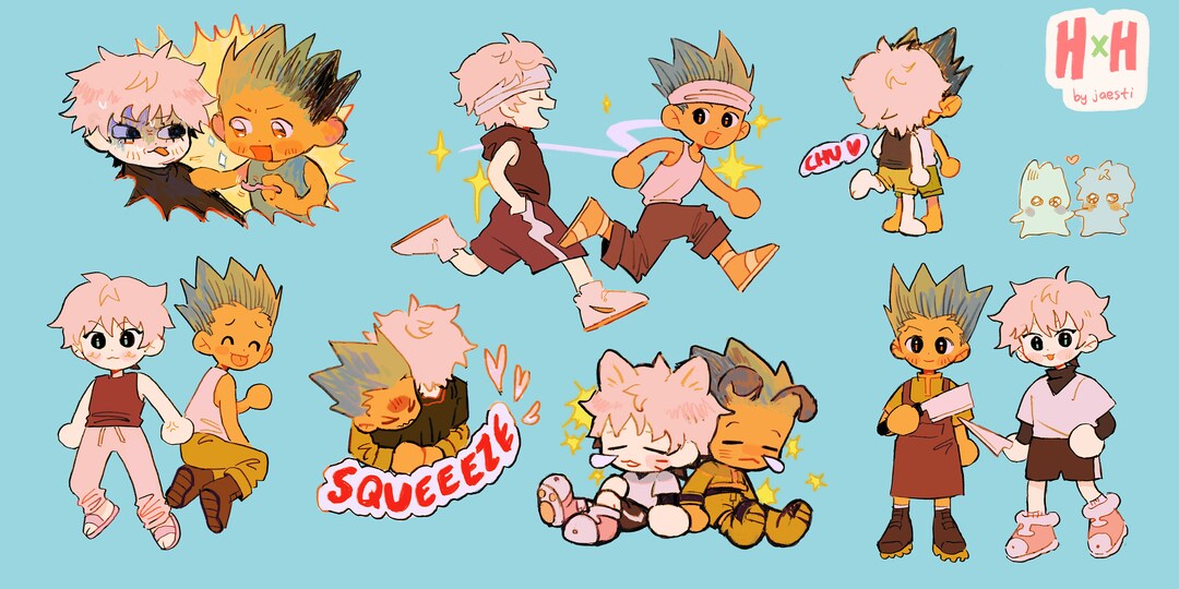 Hxh Sticker Sheet - Etsy