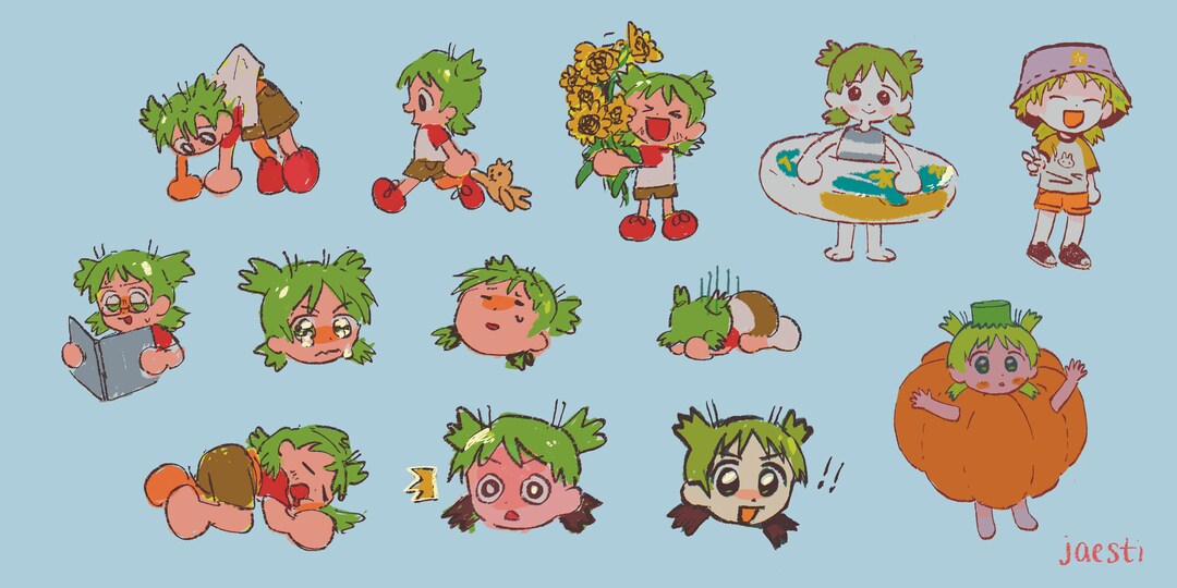 Yotsuba Sticker Sheet - Etsy