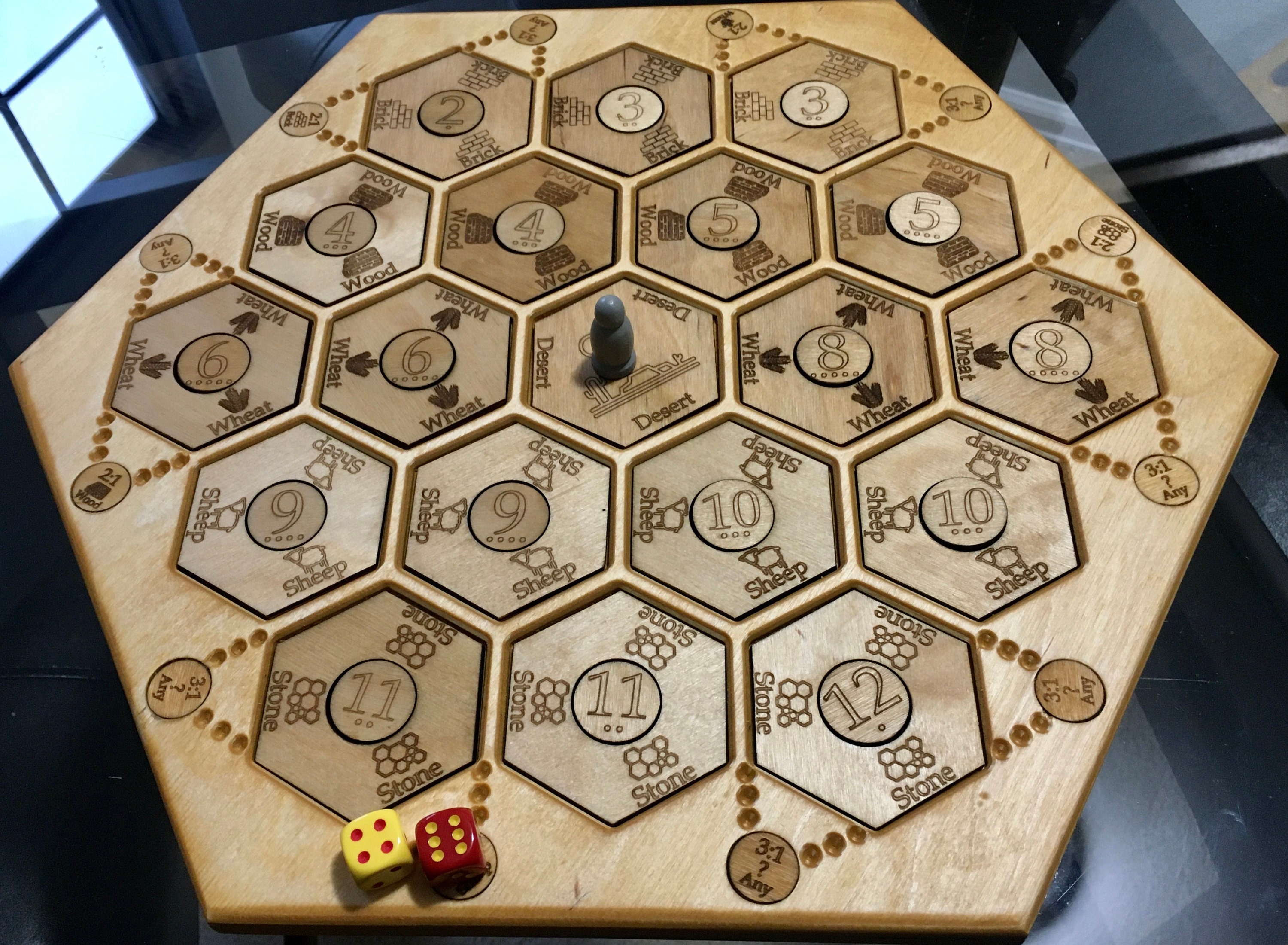 Hex Explorers Game Board - Etsy