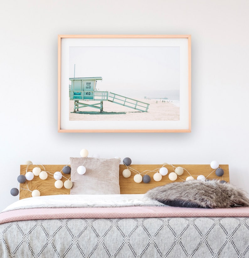 Beach Print Surf Poster Coastal Wall Art Printable Ocean - Etsy