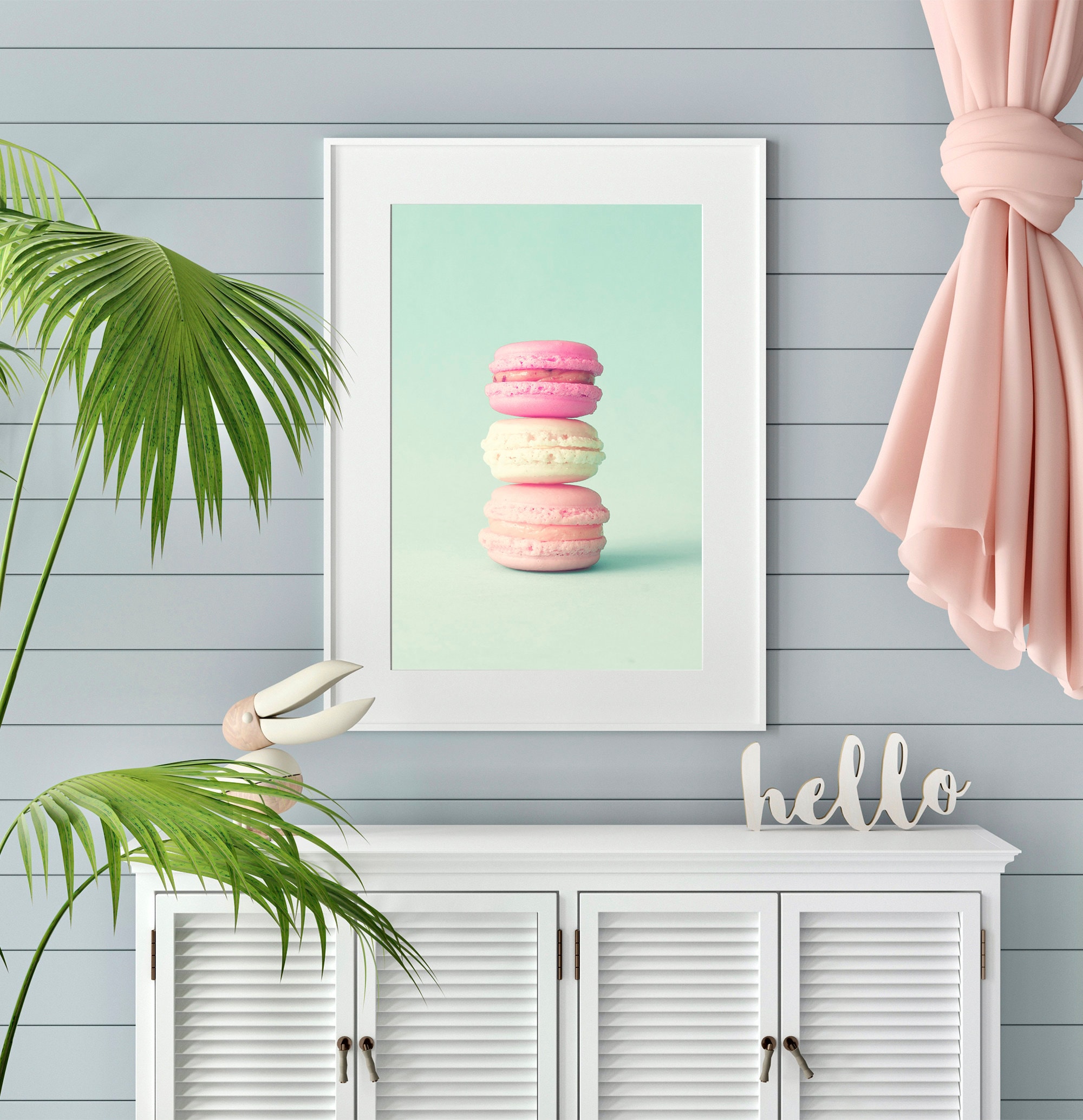 Macaroons Poster Cute Candy Print Macaroons Prints Cotton - Etsy