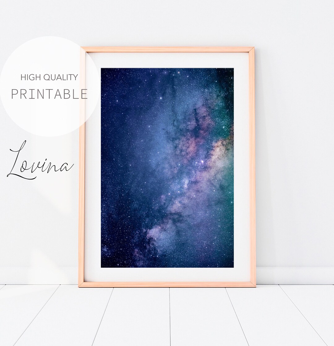 Constellation Print, Planet Print, Starry Night Sky, Night Sky Poster ...