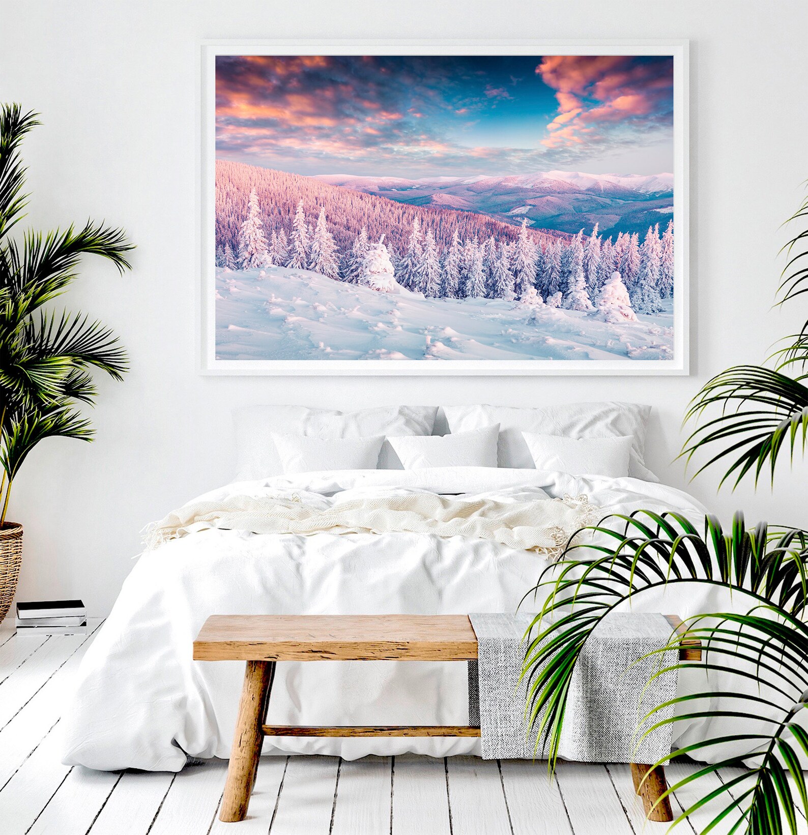 Winter Forest Print, Winter Snow Wall Art, Printable Winter Photography ...