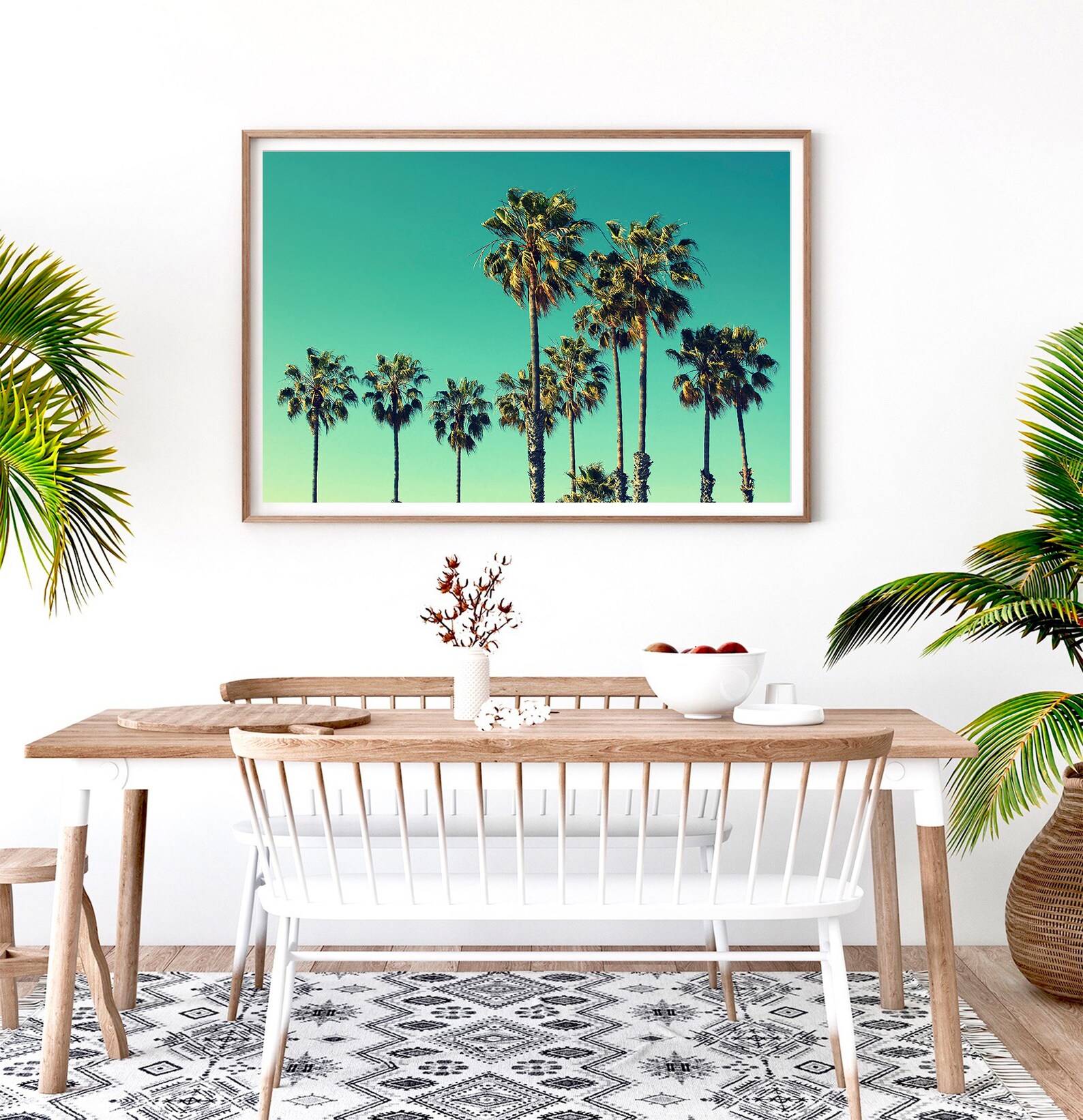 Palm Trees Tropical Wall Art, Palm Tree Photo Print, Printable Tropical ...