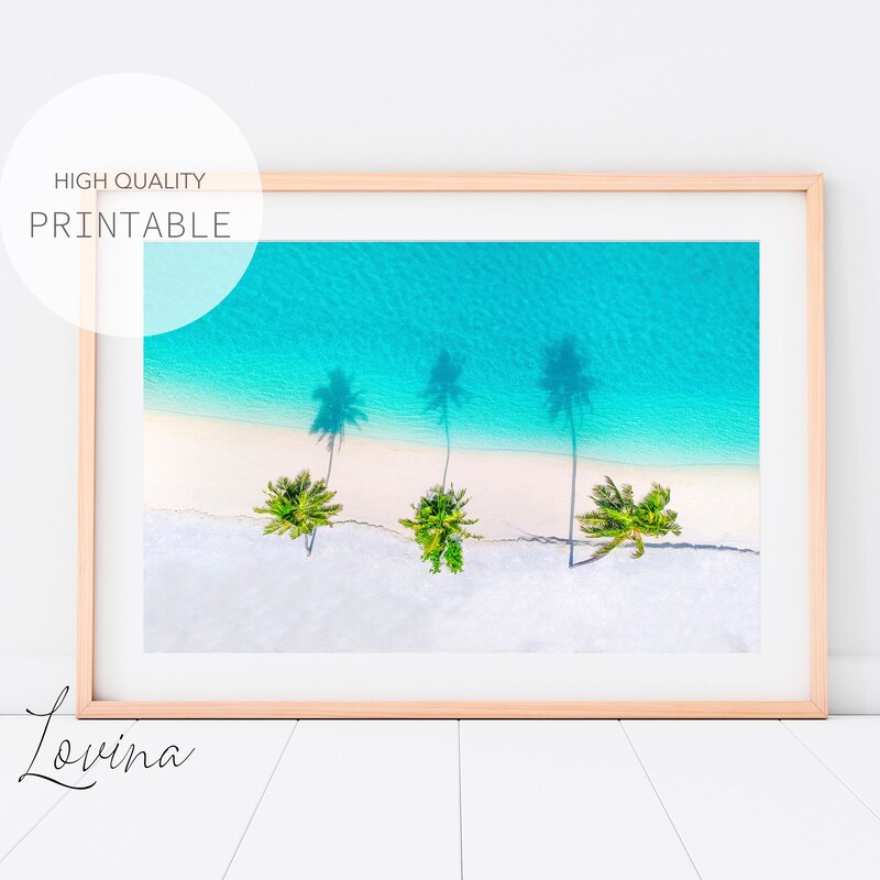 Palm Tree Poster - Etsy