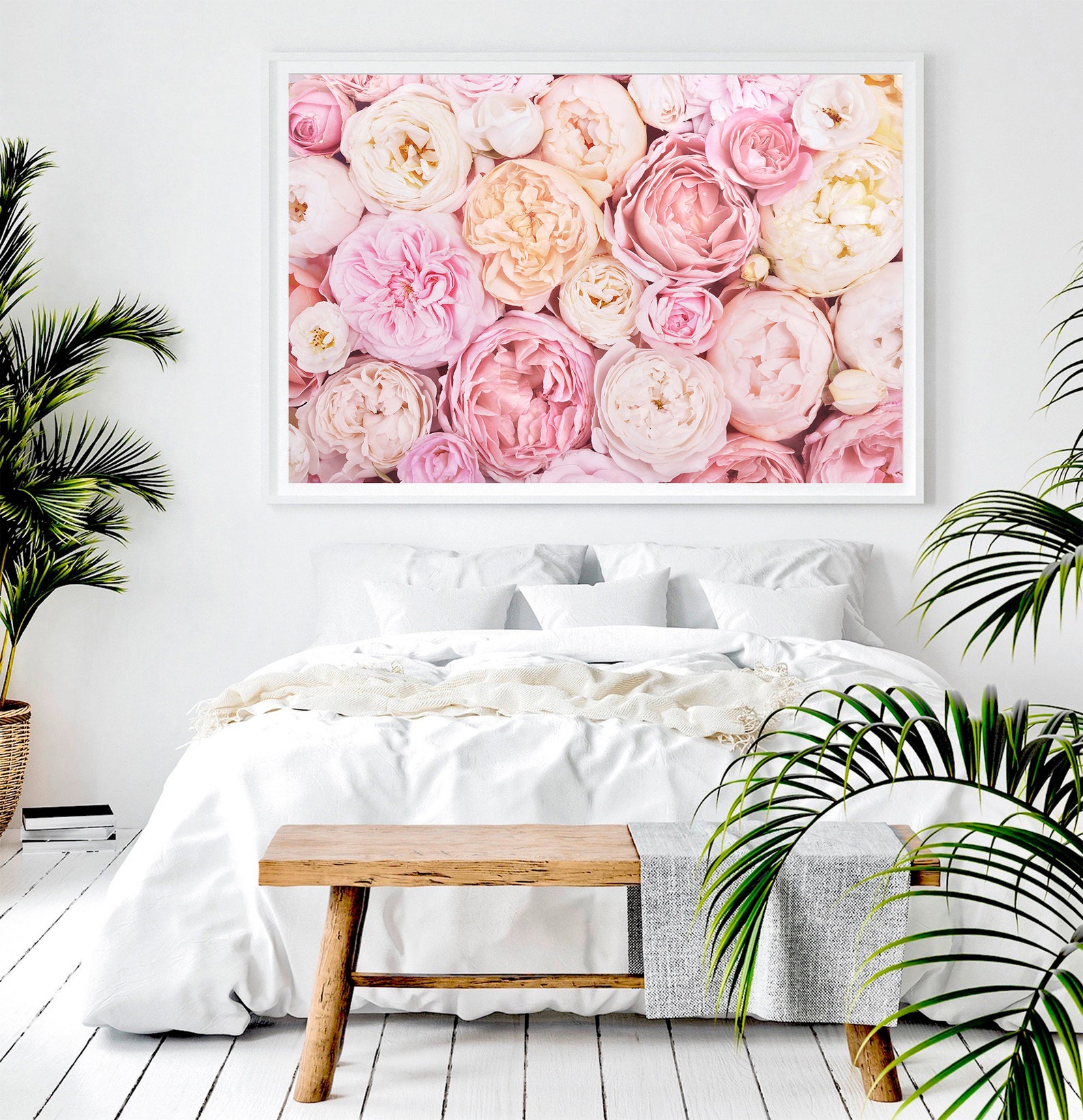 Printable Blush Pink Peonies Pink Floral Poster Blush Pink - Etsy