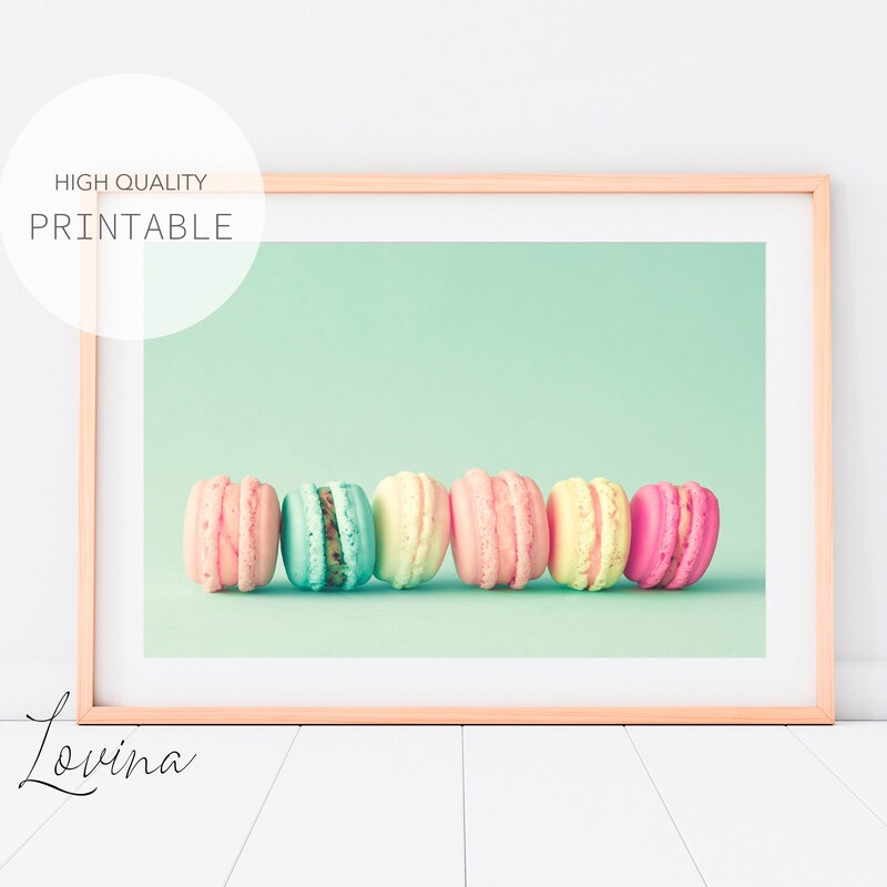 Macaron Print - Etsy