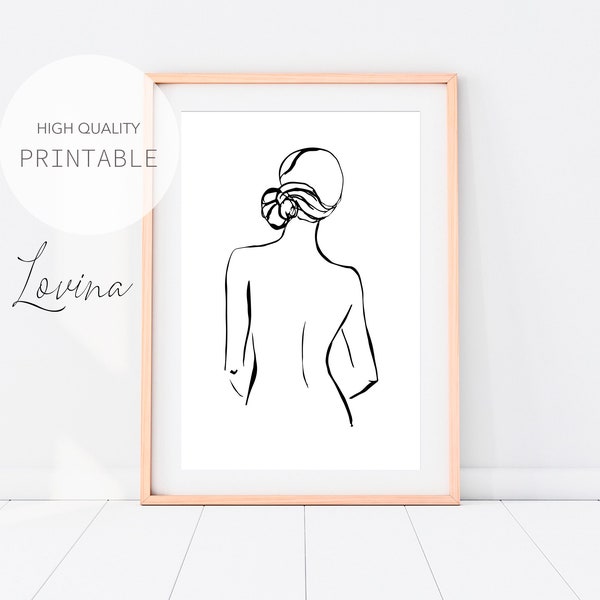 Abstract Face Minimalist Line Drawing - Etsy