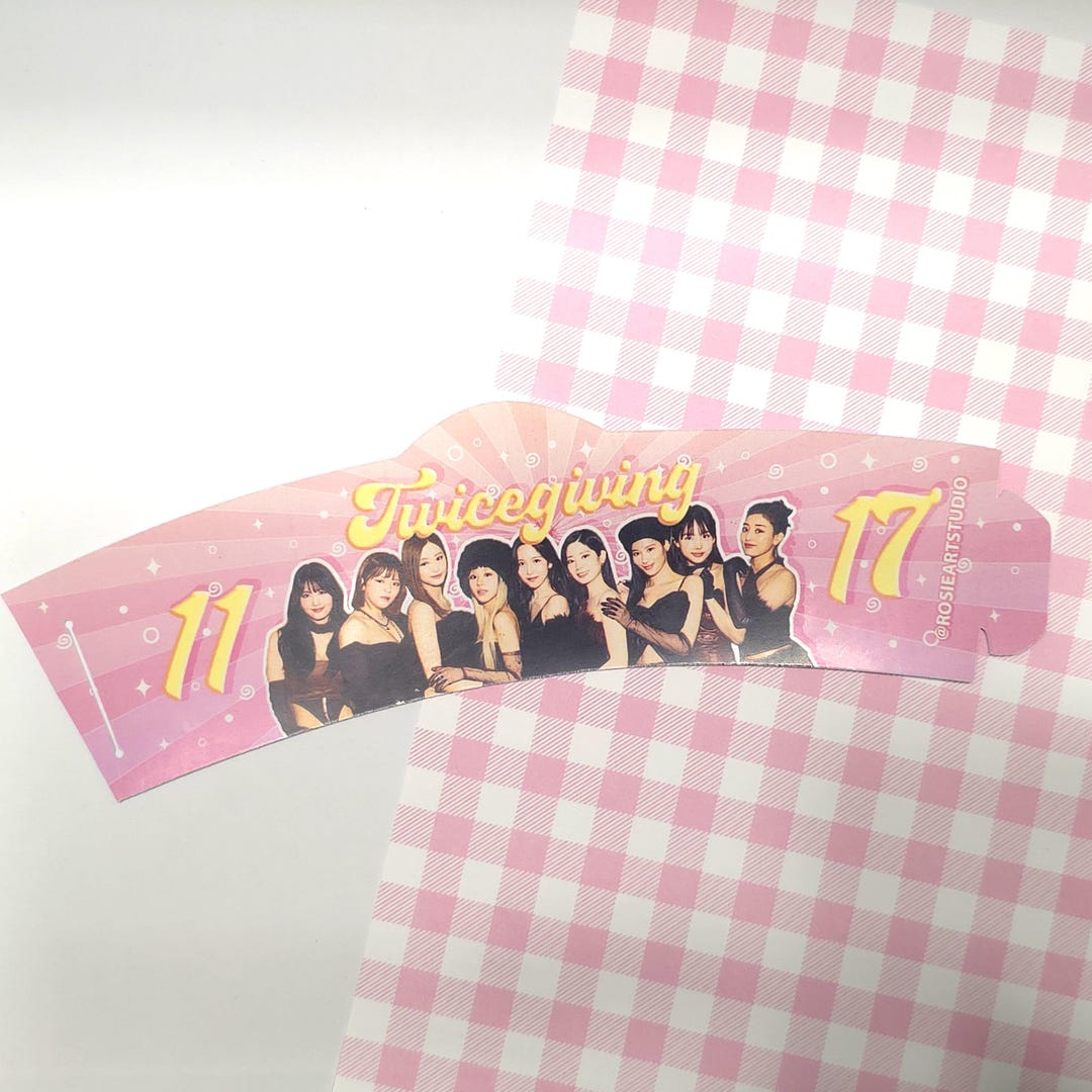 Twice "twicegiving" Kpop Cupsleeve - Etsy