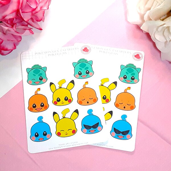 Pikachu Planner Stickers - Etsy