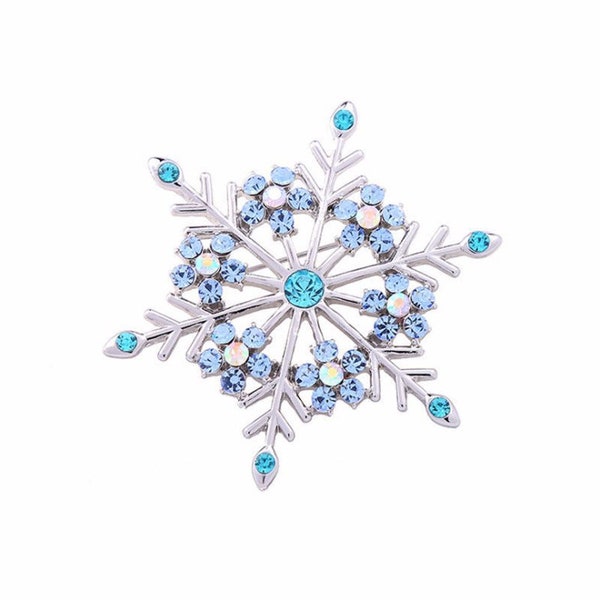 Snowflake Brooch Pin - Etsy