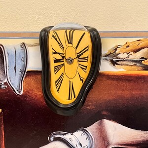 Salvador Dali Melting Desk/shelf Clock Inspired by His Famous Painting ...