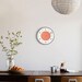 Modern Wall Clock With a Rotating Disc, Glass Cover & Silent, Non ...