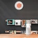 Modern Wall Clock With a Rotating Disc, Glass Cover & Silent, Non ...