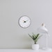 Modern Wall Clock With Glass Cover & Silent, Non Ticking Movement (free ...