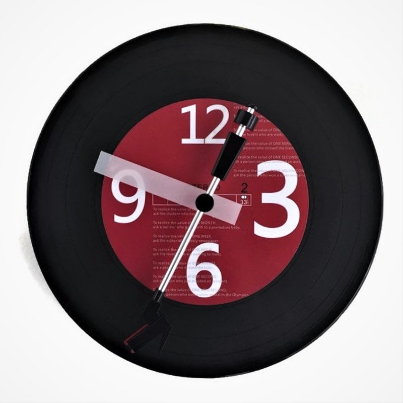 Vinyl Clock - Etsy