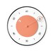 Modern Wall Clock With a Rotating Disc, Glass Cover & Silent, Non ...