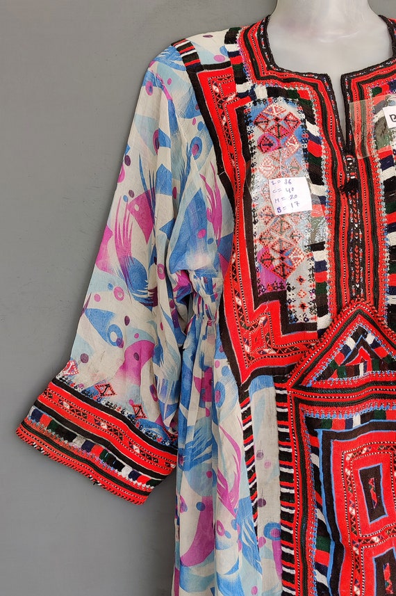 Handmade balochi dress,baluchi gypsy banjara tribal h… - Gem