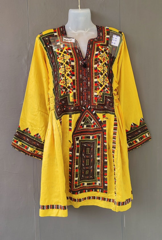 Handmade baluchi dress,baluchi gypsy banjara tribal h… - Gem