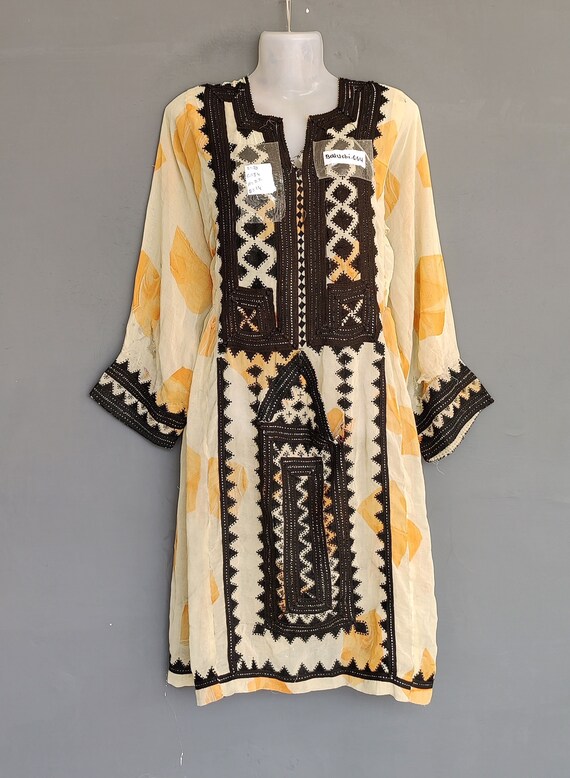 Handmade balochi dress,baluchi gypsy banjara tribal h… - Gem