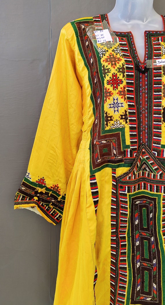 Handmade baluchi dress,baluchi gypsy banjara tribal h… - Gem