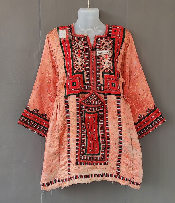 Handmade balochi dress,baluchi gypsy banjara tribal h… - Gem