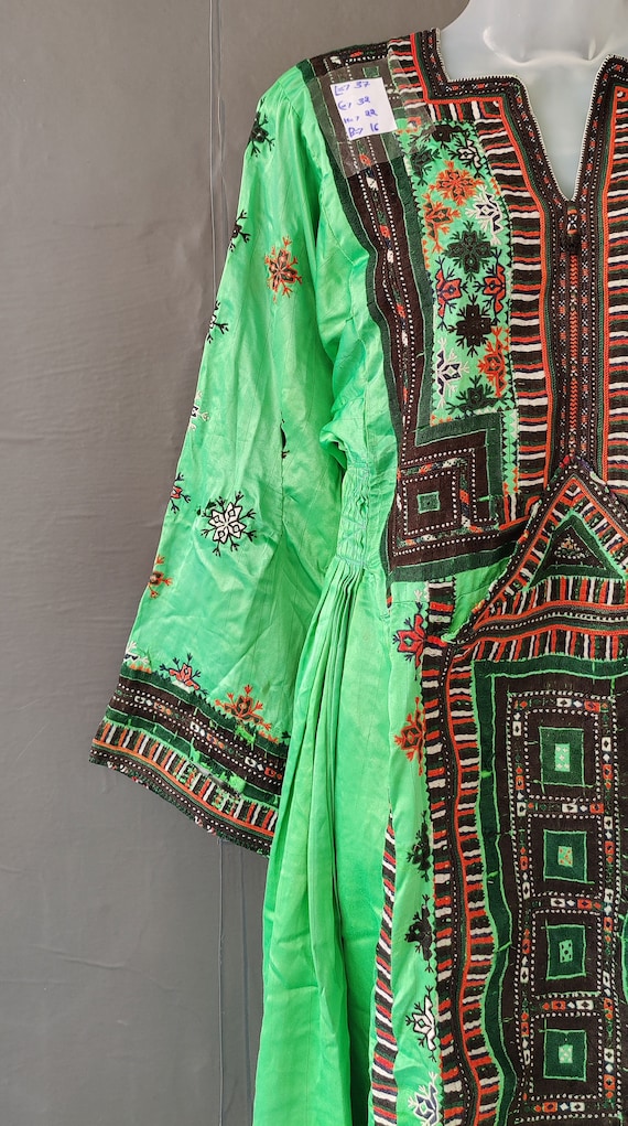 Handmade balochi dress,baluchi gypsy banjara tribal h… - Gem