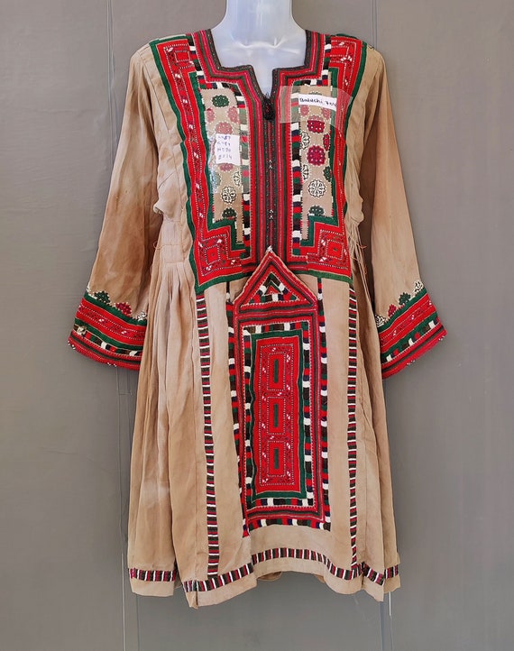 Handmade baluchi dress,baluchi gypsy banjara tribal h… - Gem
