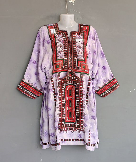 Handmade balochi dress,baluchi gypsy banjara tribal h… - Gem