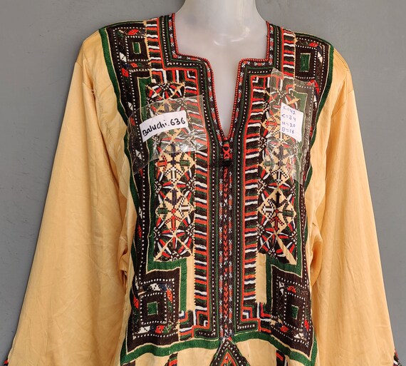 Handmade balochi dress,baluchi gypsy banjara tribal h… - Gem