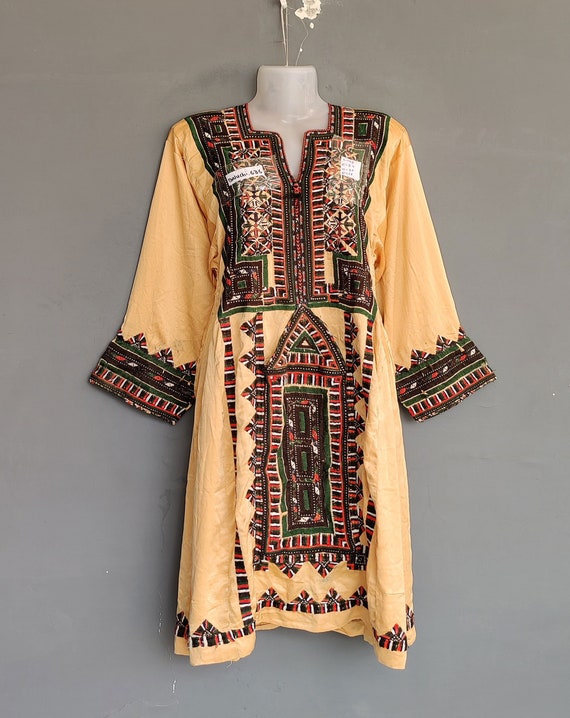 Handmade balochi dress,baluchi gypsy banjara tribal h… - Gem