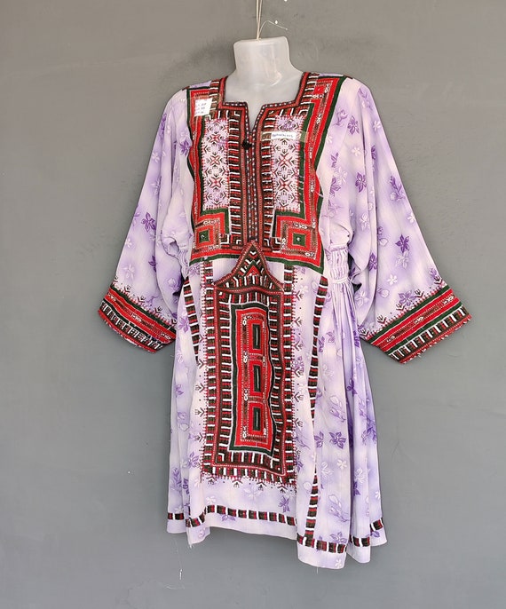 Handmade balochi dress,baluchi gypsy banjara tribal h… - Gem