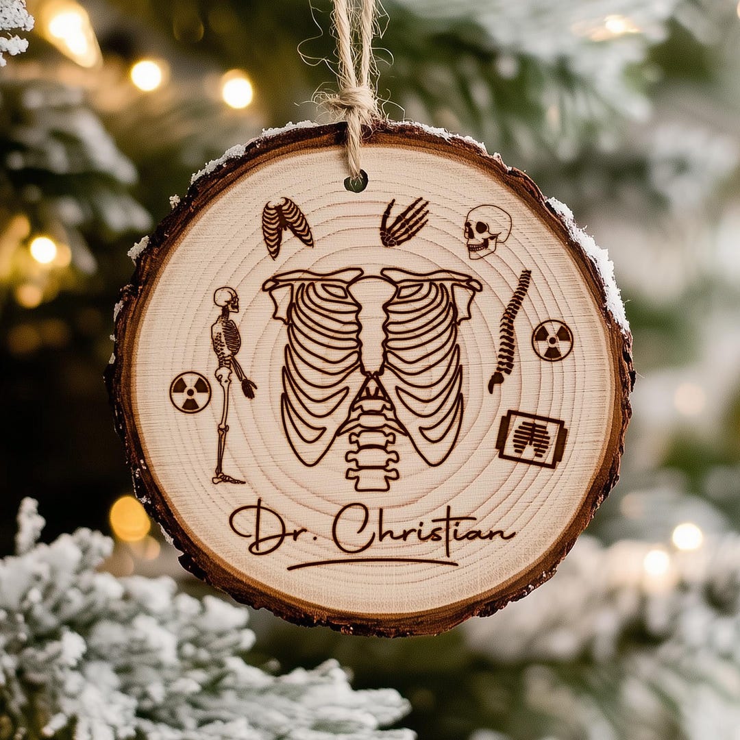Custom Radiology Tech Christmas Ornament, Personalized X-ray Tech Gifts ...