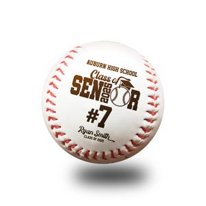 Custom Baseball Graduation Gift, Personalized Graduate Senior High ...