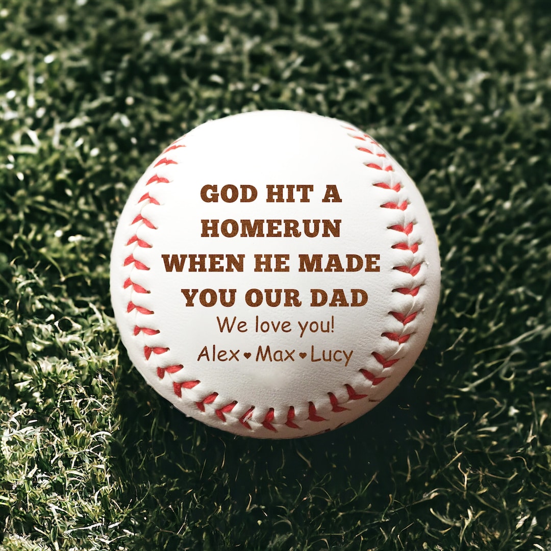 Personalized Fathers Day Baseball Gifts - Custom Engraved Presents for ...
