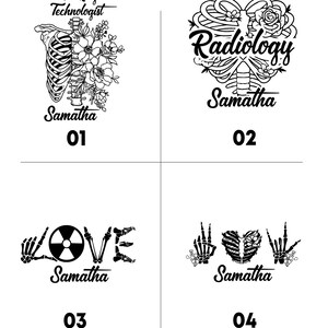 Personalized Rad Tech Tumbler 40oz With Handle, Custom Engraved Xray ...