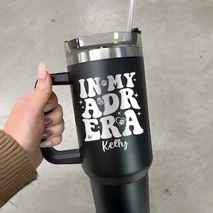 Engraved in My ADR Era 40oz Tumbler With Handle, Custom Veterinary ...